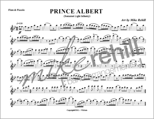 Prince Albert March - Mike Rehill Band Arrangements